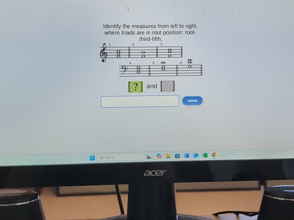 Identify the measures from left to right, | StudyX