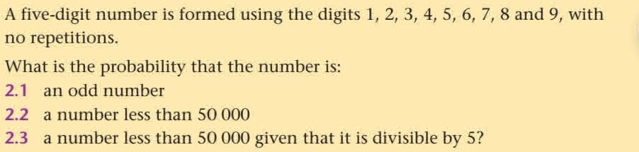 A five-digit number is formed using the | StudyX