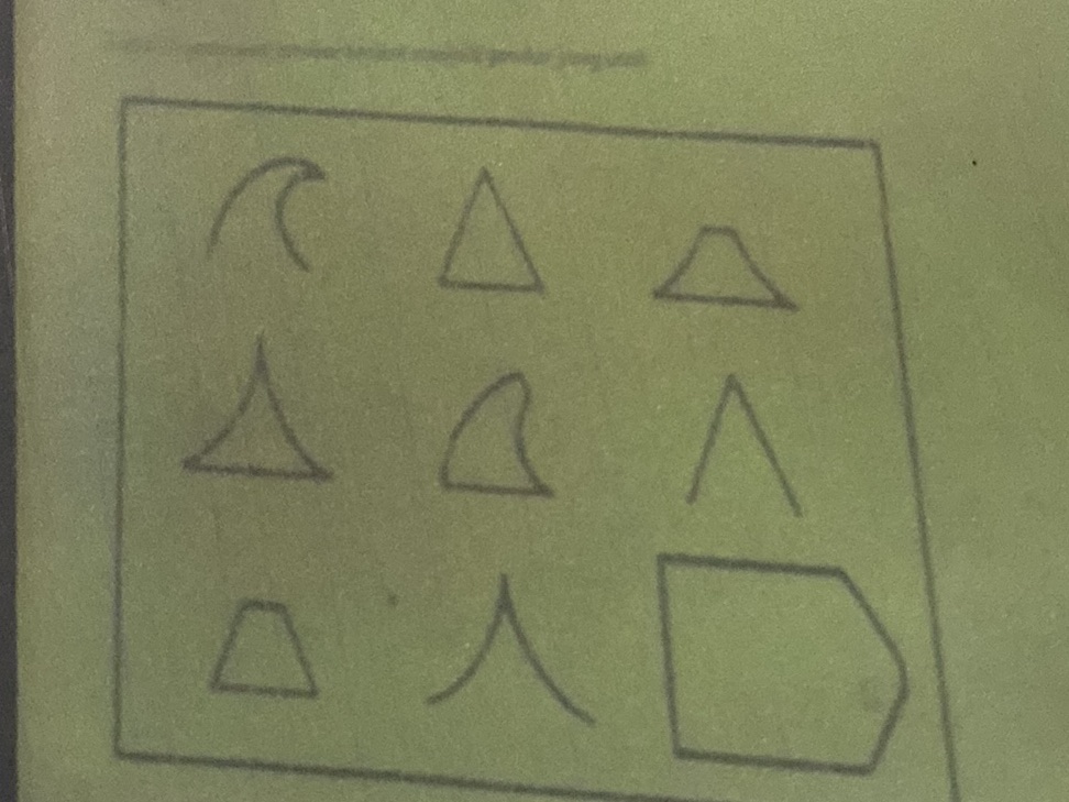 The image presents a pattern recognition | StudyX