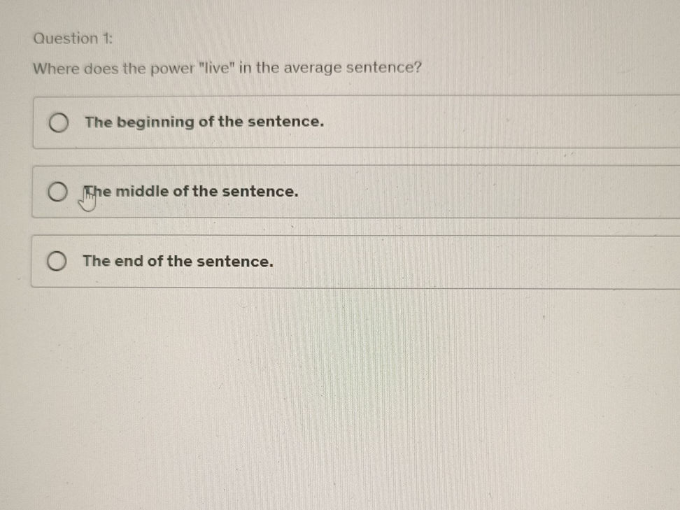 Question 1: Where does the power "live" in | StudyX
