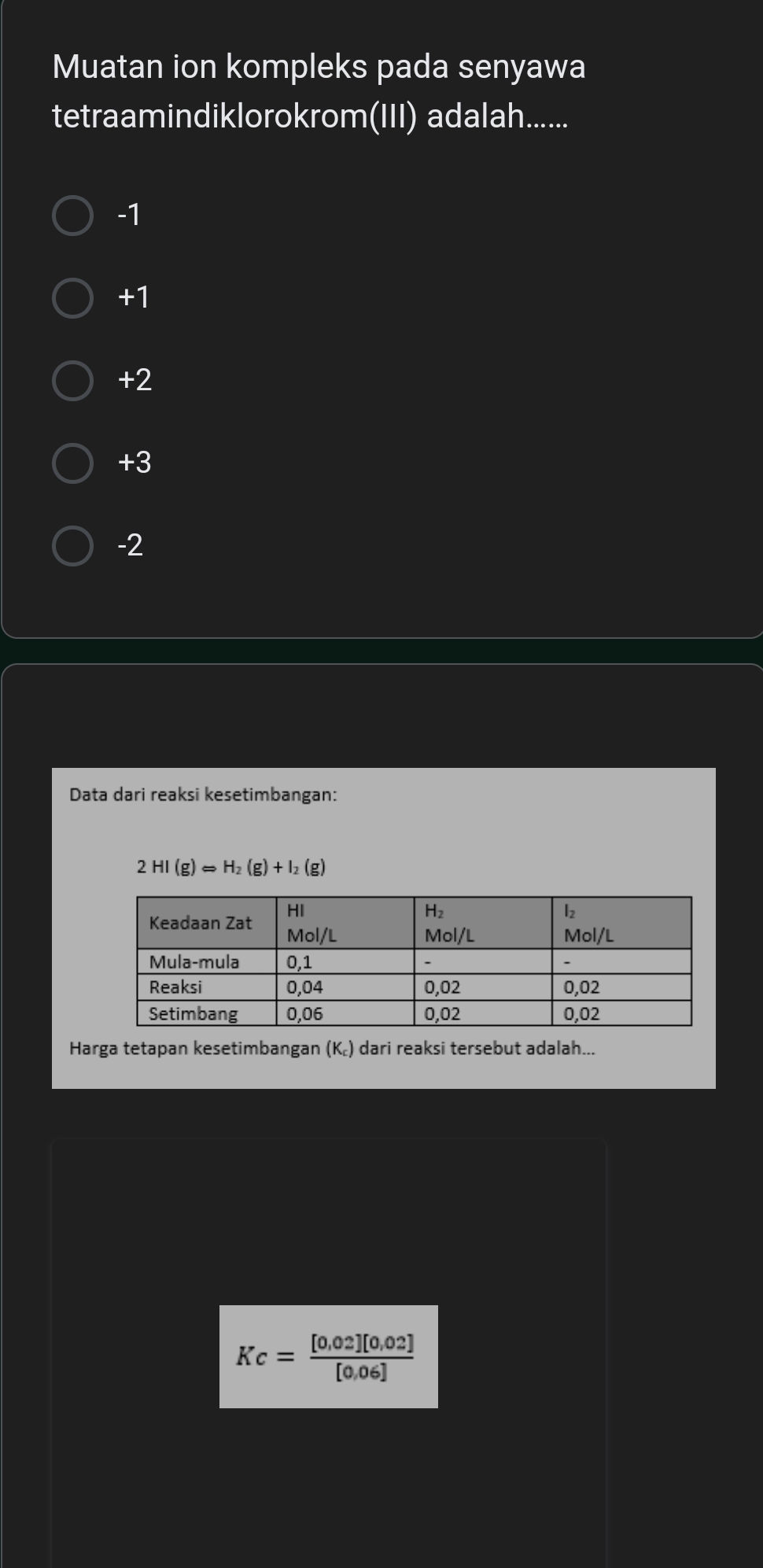 Muatan ion kompleks pada senyawa | StudyX