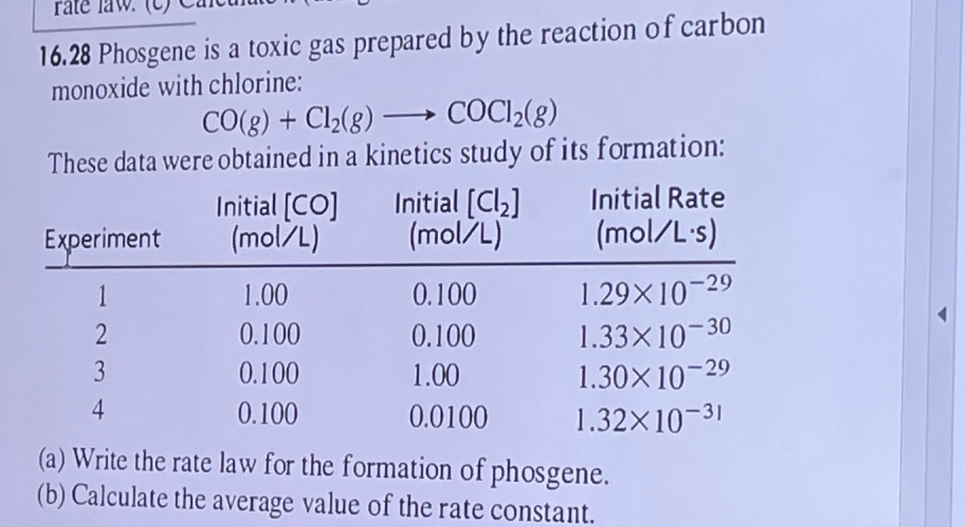 16.28 Phosgene is a toxic gas prepared by | StudyX