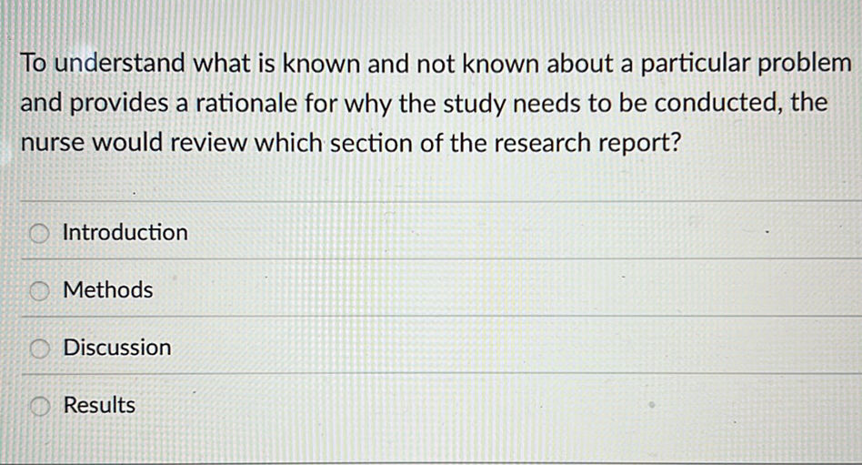 To understand what is known and not known | StudyX