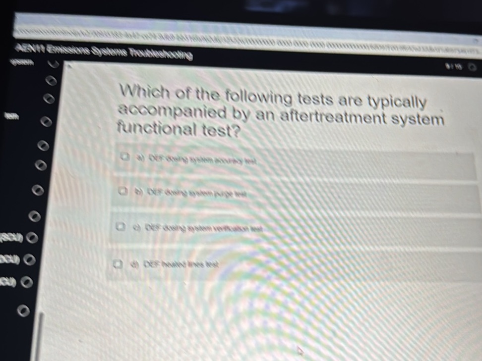 Which of the following tests are typically | StudyX