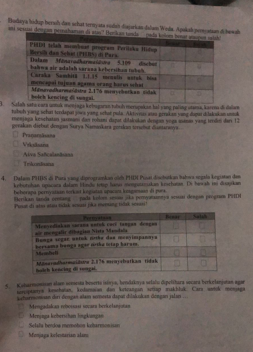 1. Budaya hidup bersih dan sehat ternyata | StudyX