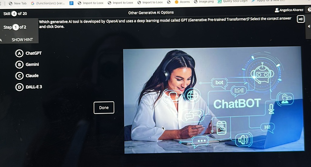 Which generative AI tool is developed by | StudyX
