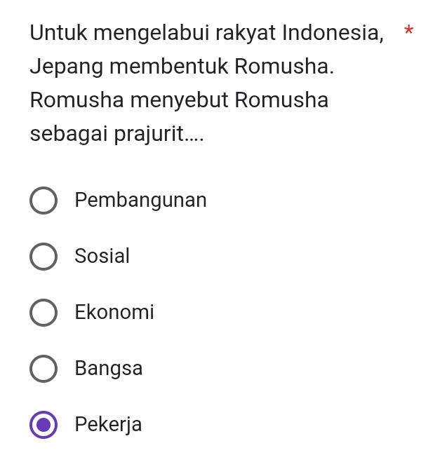 Untuk mengelabui rakyat Indonesia, Jepang | StudyX
