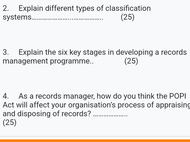 2. Explain different types of classification | StudyX