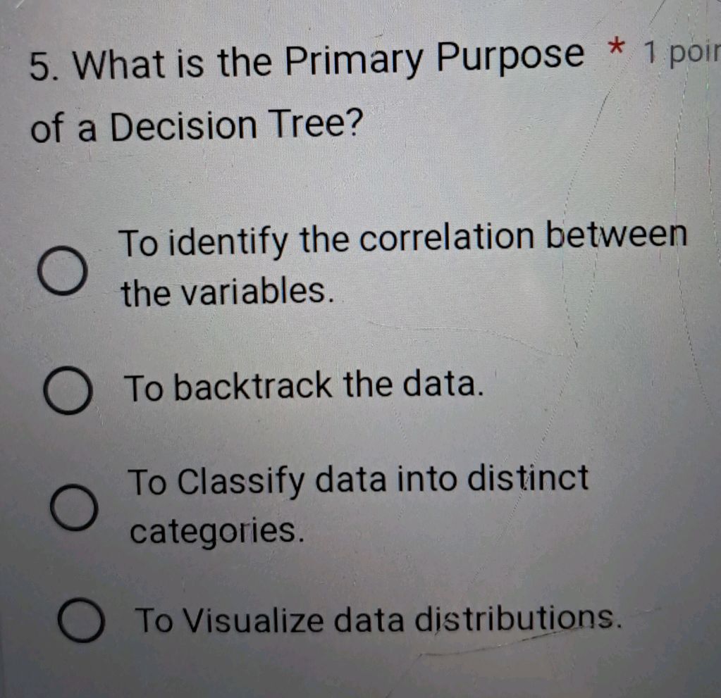 5. What is the Primary Purpose of a Decision | StudyX