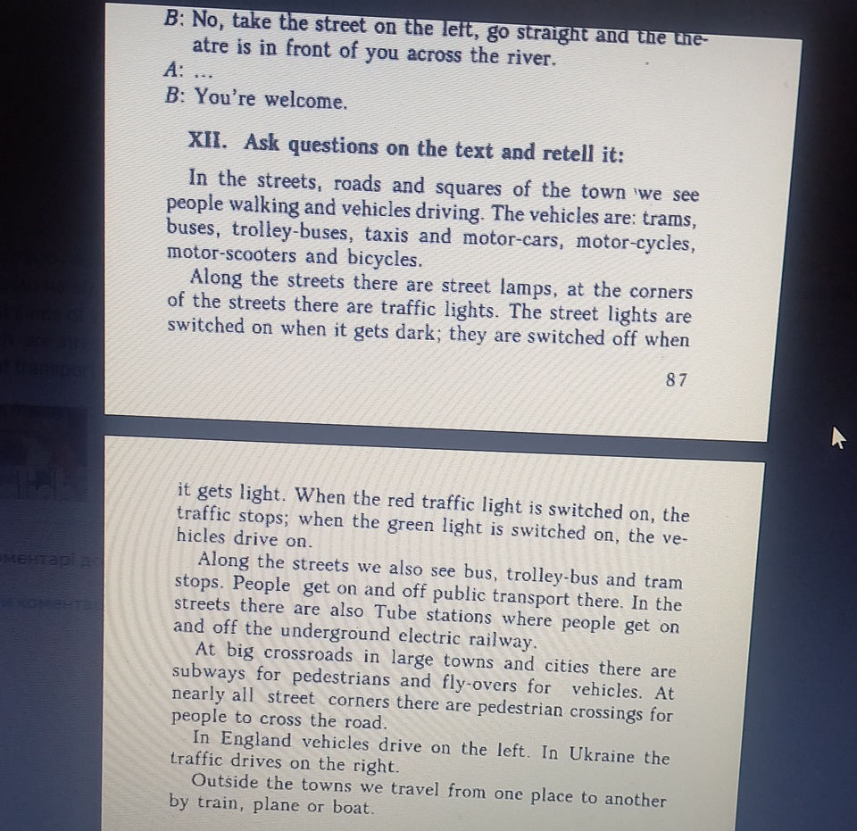 XII. Ask questions on the text and retell | StudyX