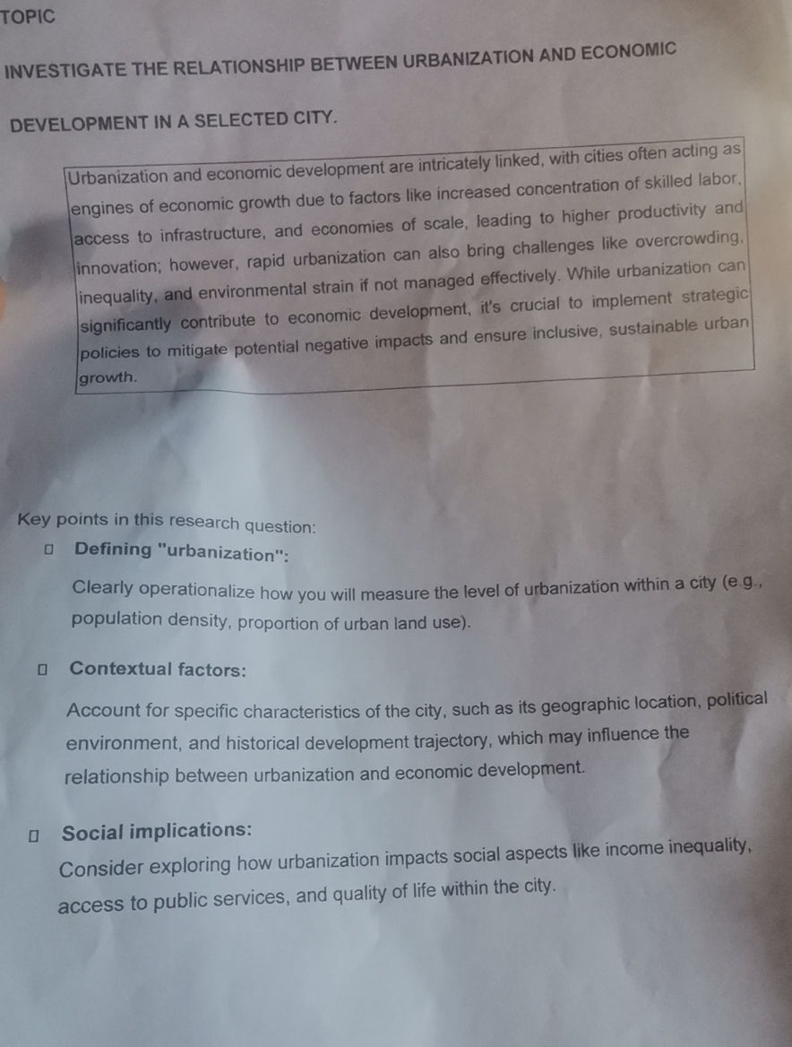 INVESTIGATE THE RELATIONSHIP BETWEEN | StudyX