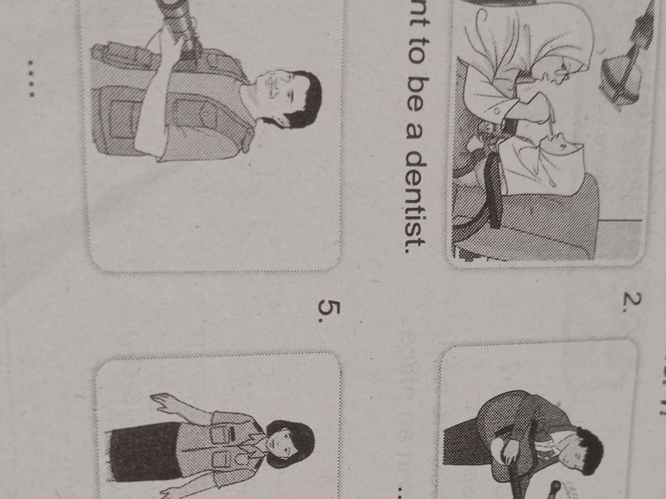 The image shows different professions. The | StudyX