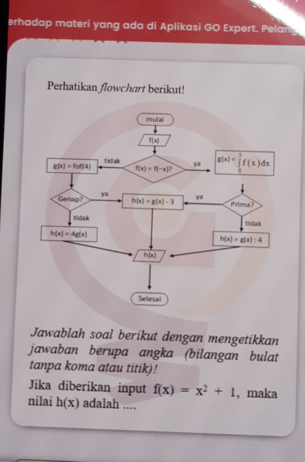 Perhatikan flowchart berikut! ``` Diagram | StudyX