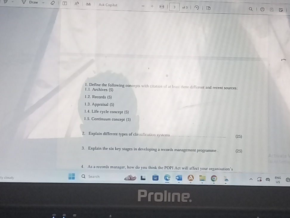 1. Define the following concepts with | StudyX