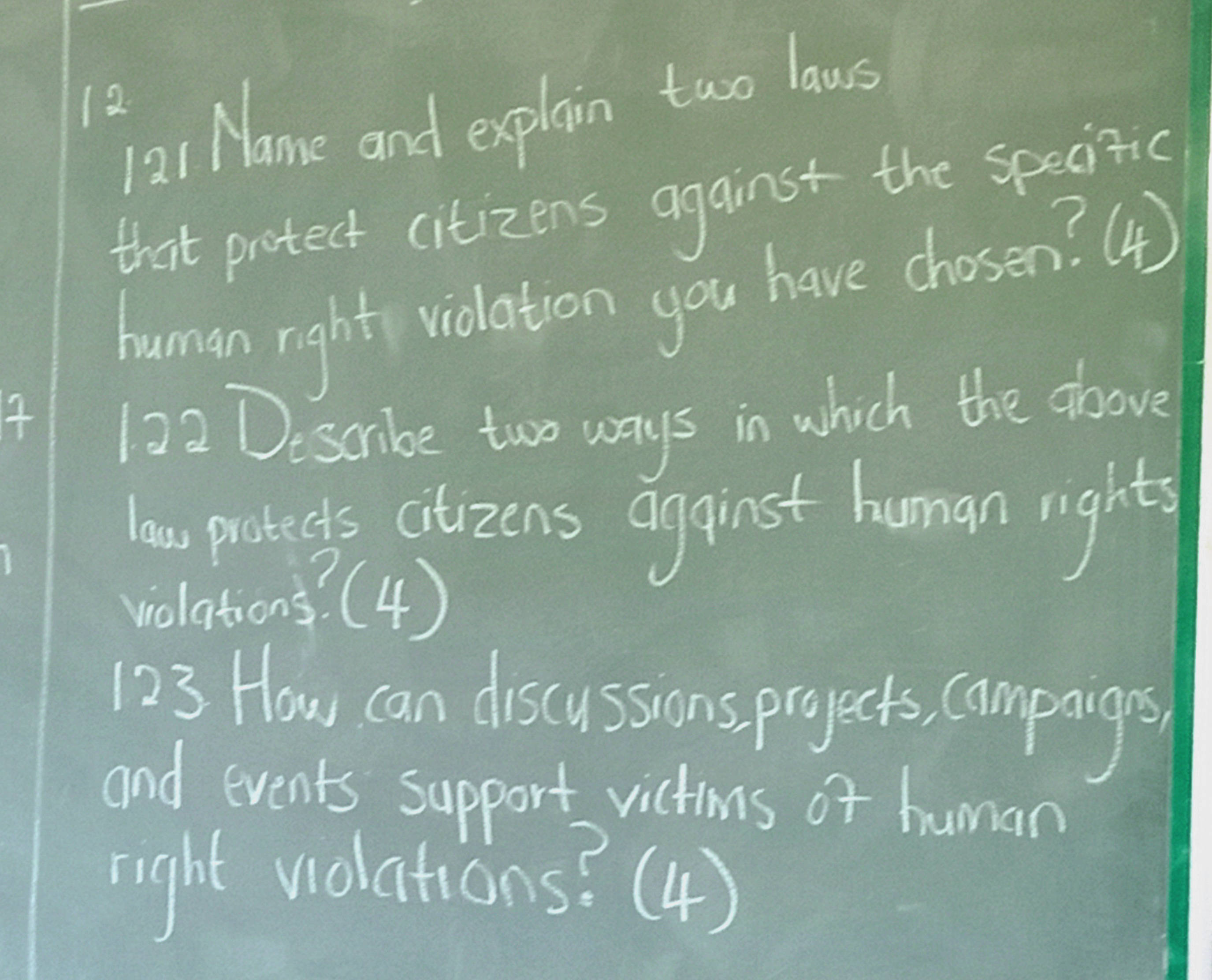 121 Name and explain two laws that protect | StudyX