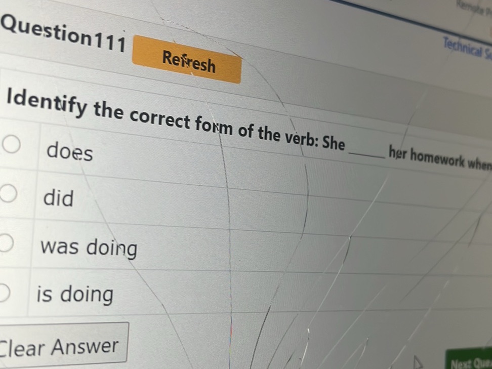 Identify the correct form of the verb: She | StudyX