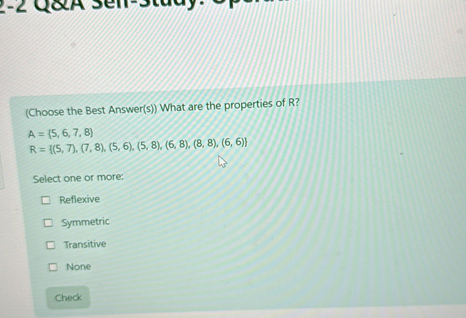 (Choose the Best Answer(s)) What are the | StudyX