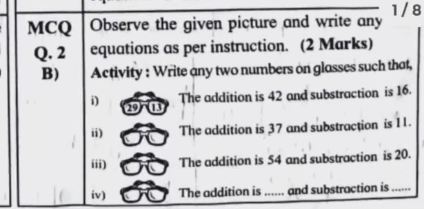 Observe the given picture and write any | StudyX