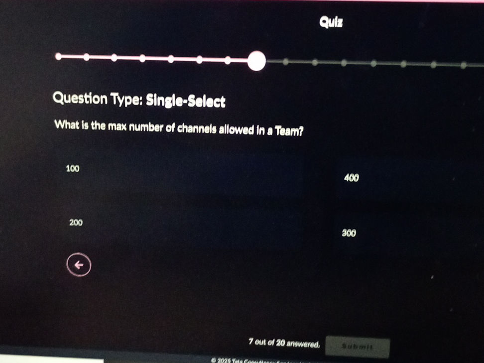 What is the max number of channels allowed | StudyX
