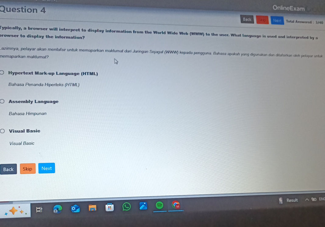 Typically, a browser will interpret to | StudyX