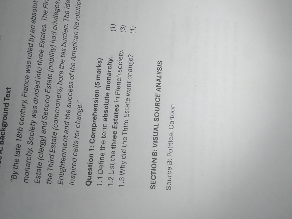Question 1: Comprehension (5 marks) 1.1 | StudyX