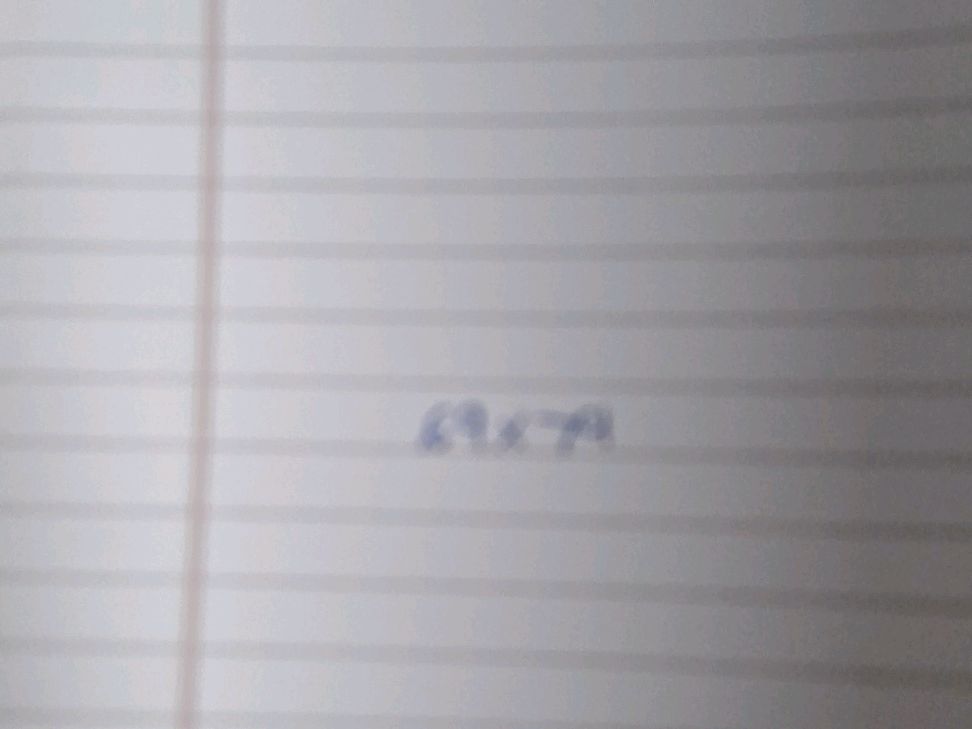 Multiplication: 69 x 7 | StudyX