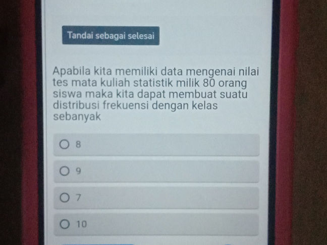 Apabila kita memiliki data mengenai nilai | StudyX