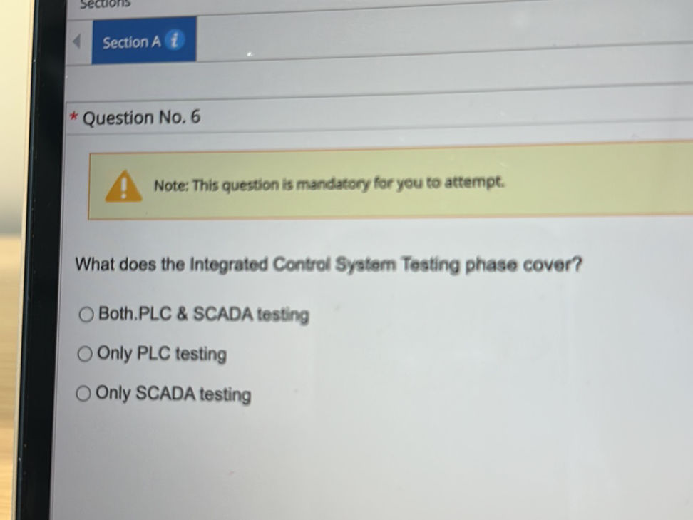 What does the Integrated Control System | StudyX