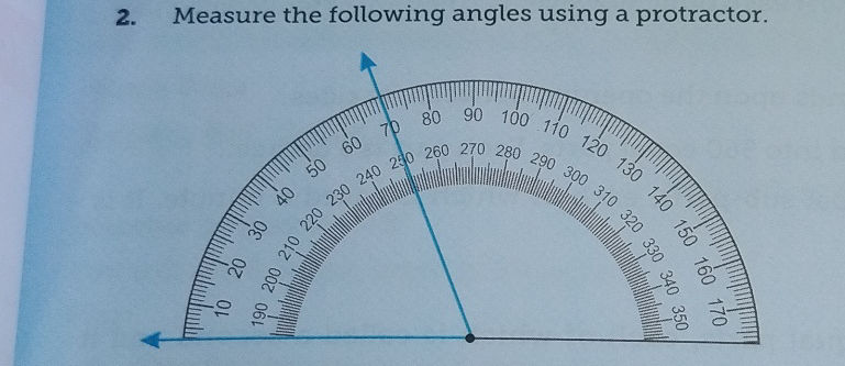 2. Measure the following angles using a | StudyX
