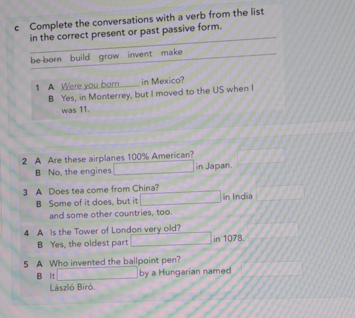 Complete the conversations with a verb from | StudyX