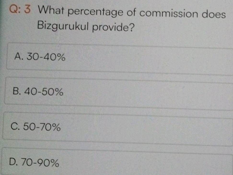 Q: 3 What percentage of commission does | StudyX