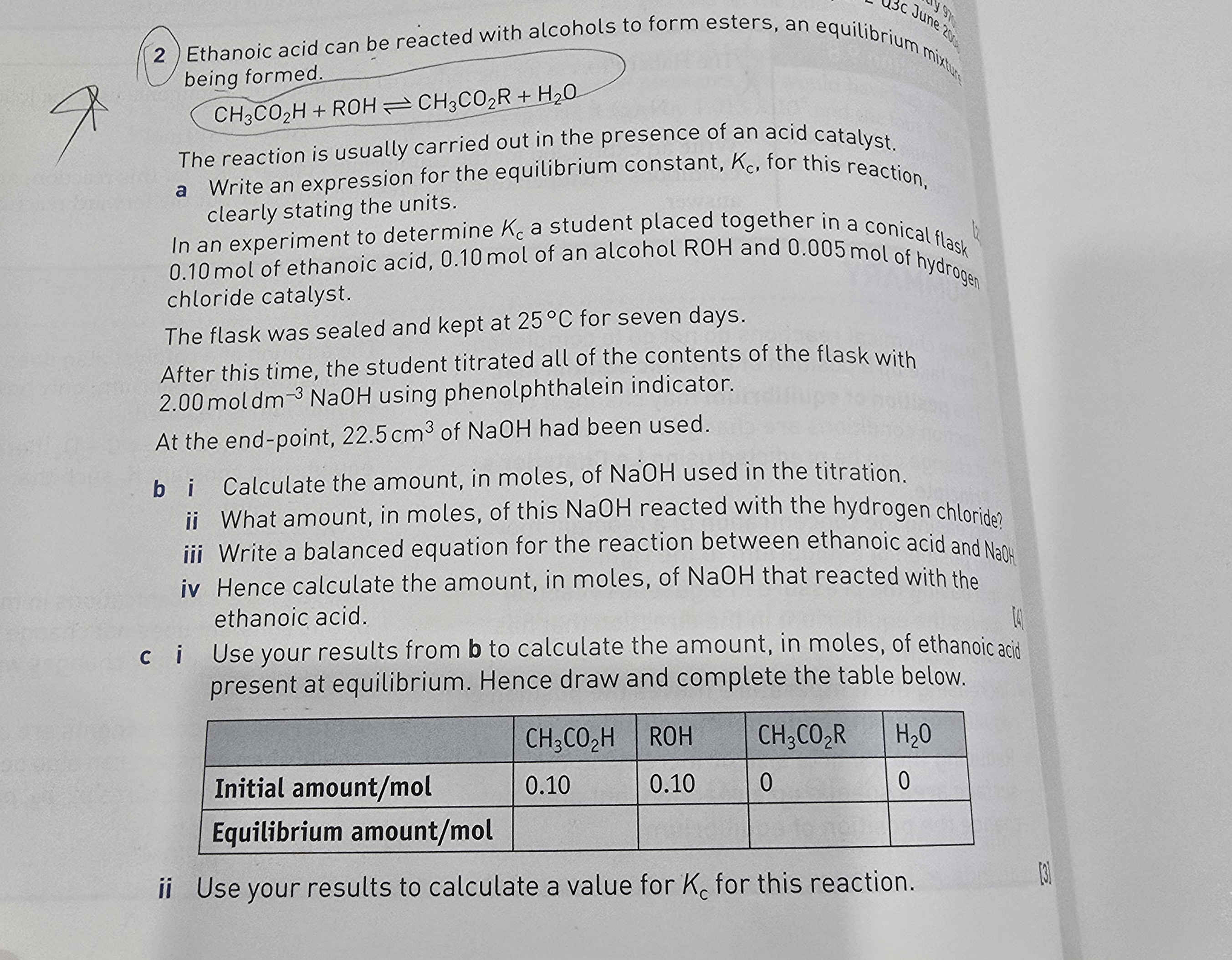 2 Ethanoic acid can be reacted with alcohols | StudyX