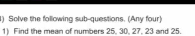 3) Solve the following sub-questions. (Any | StudyX