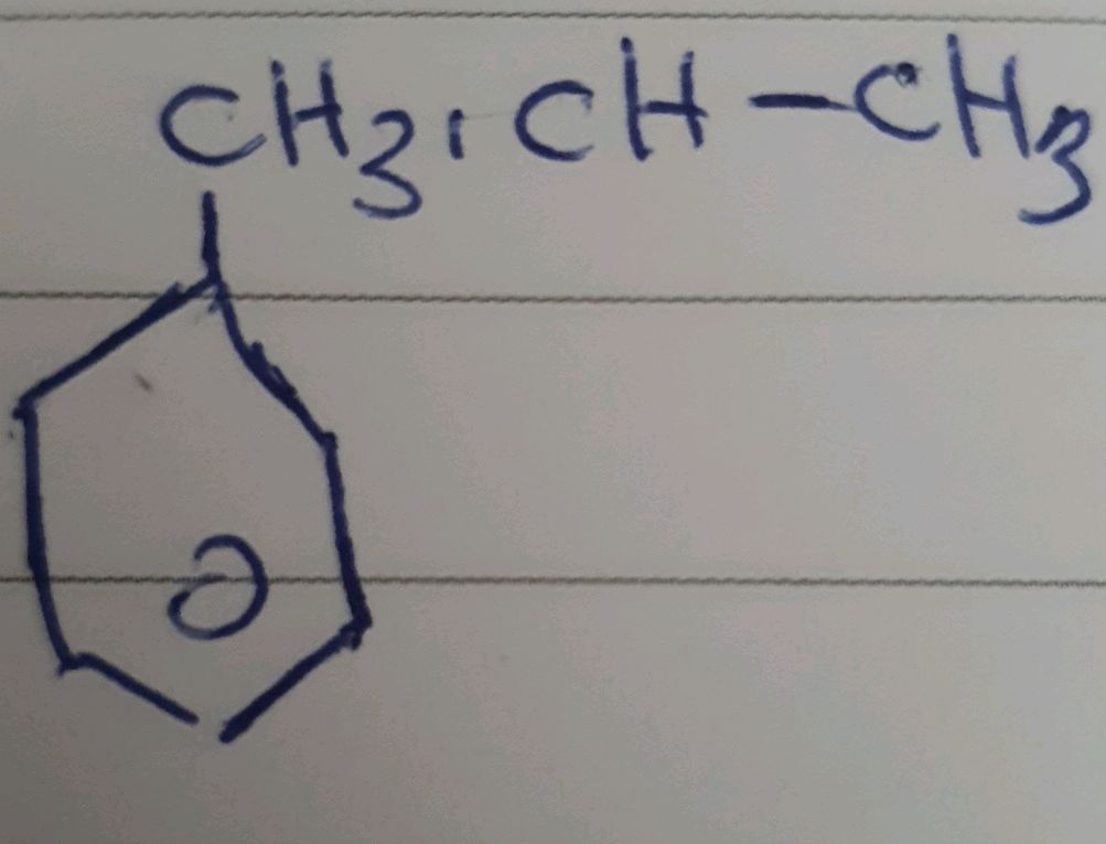 The image shows a chemical structure. The | StudyX