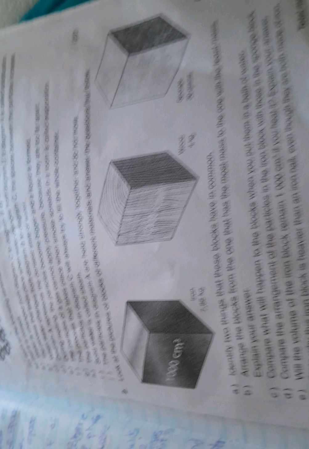 a) Identify two things that these blocks | StudyX