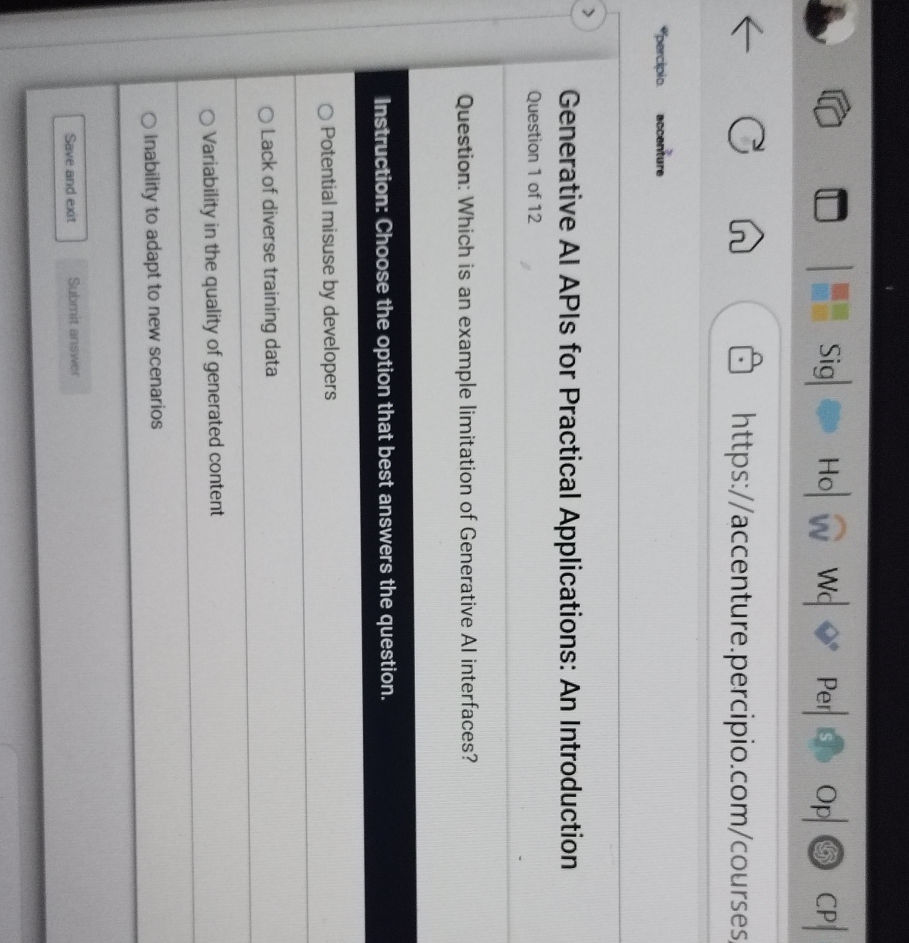 Question: Which is an example limitation of | StudyX