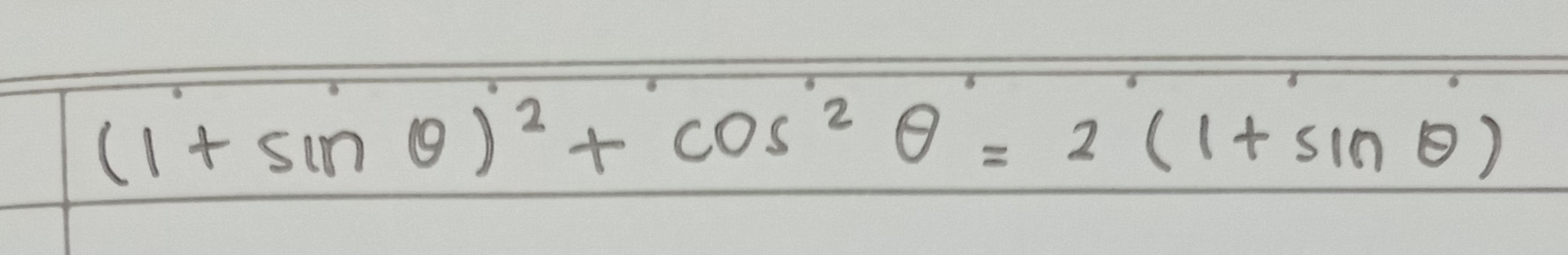 Trigonometric Identity Proof: (1 + sin θ)² + | StudyX