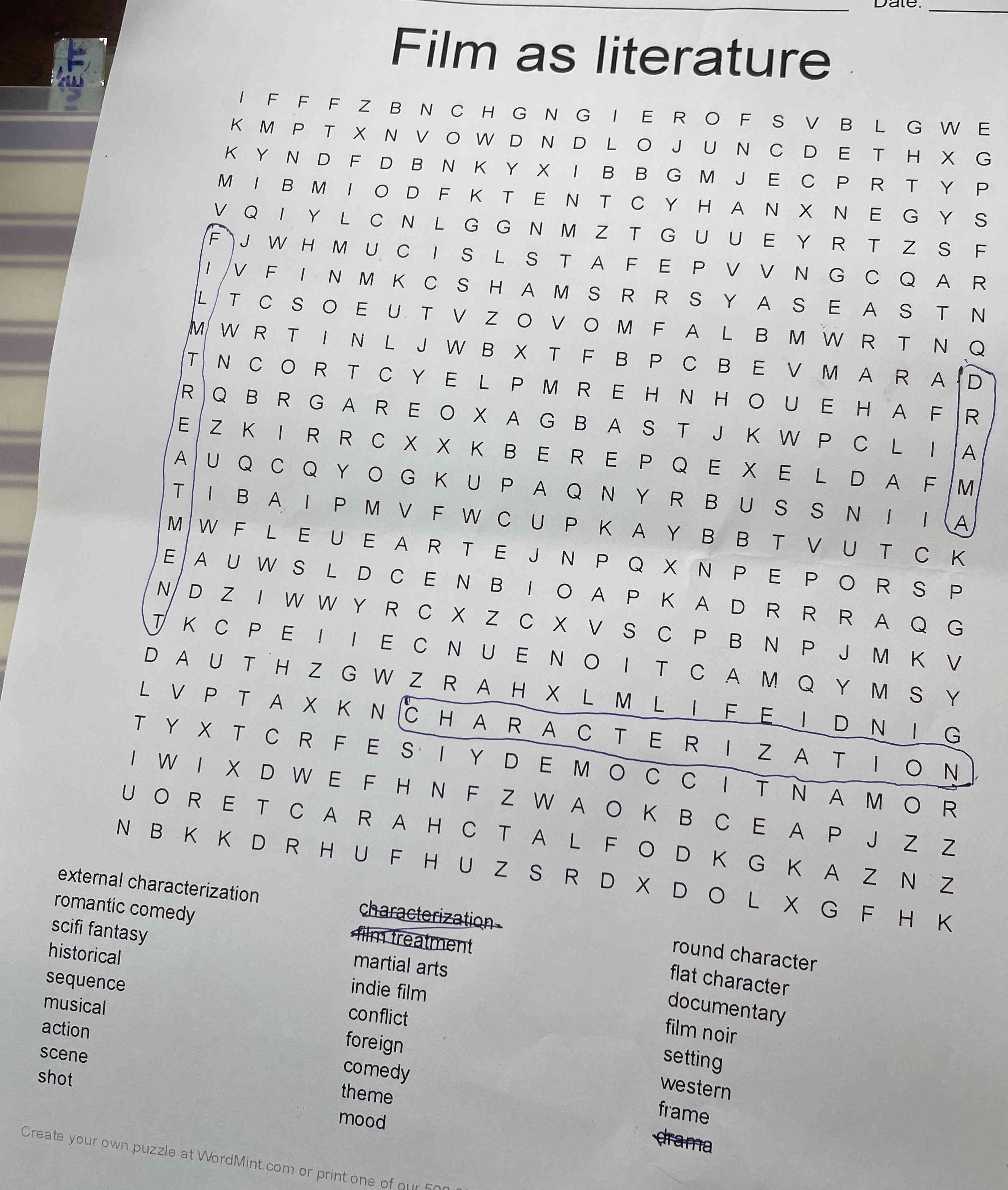 Find the words in the word search puzzle. | StudyX