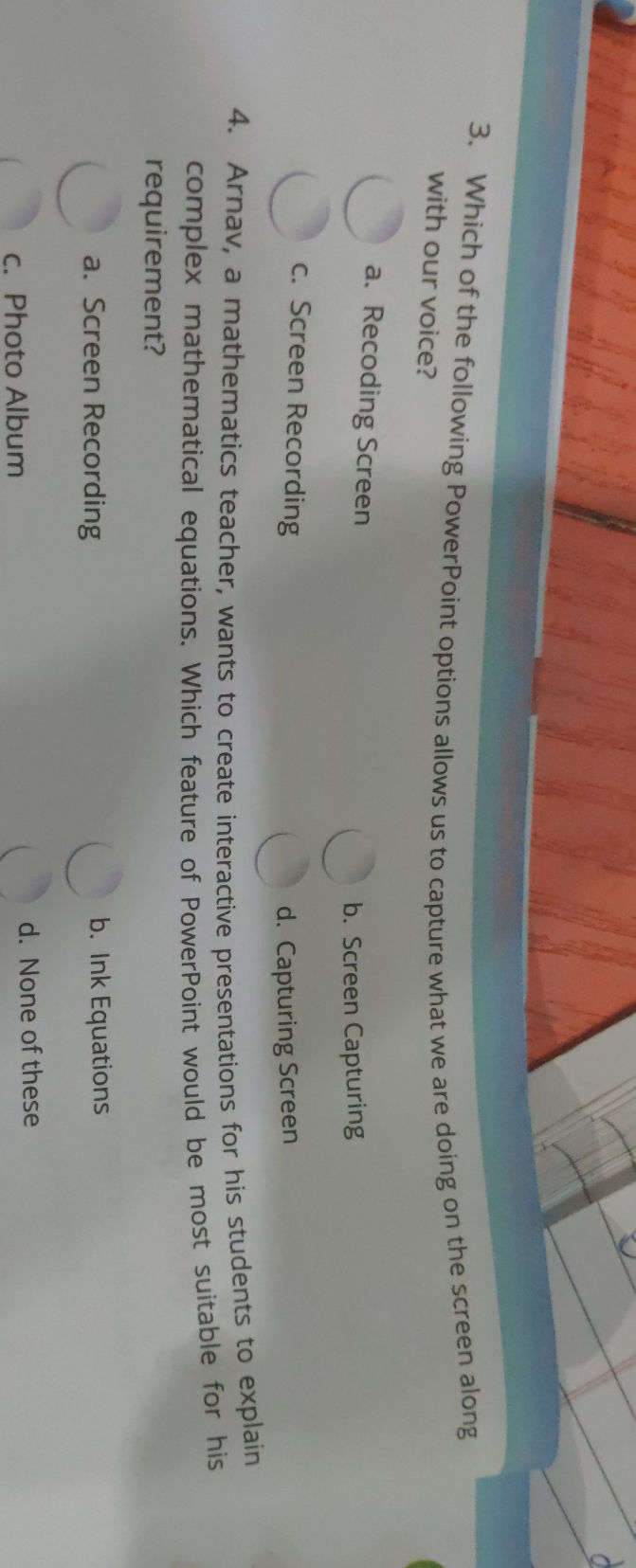 3. Which of the following PowerPoint options | StudyX