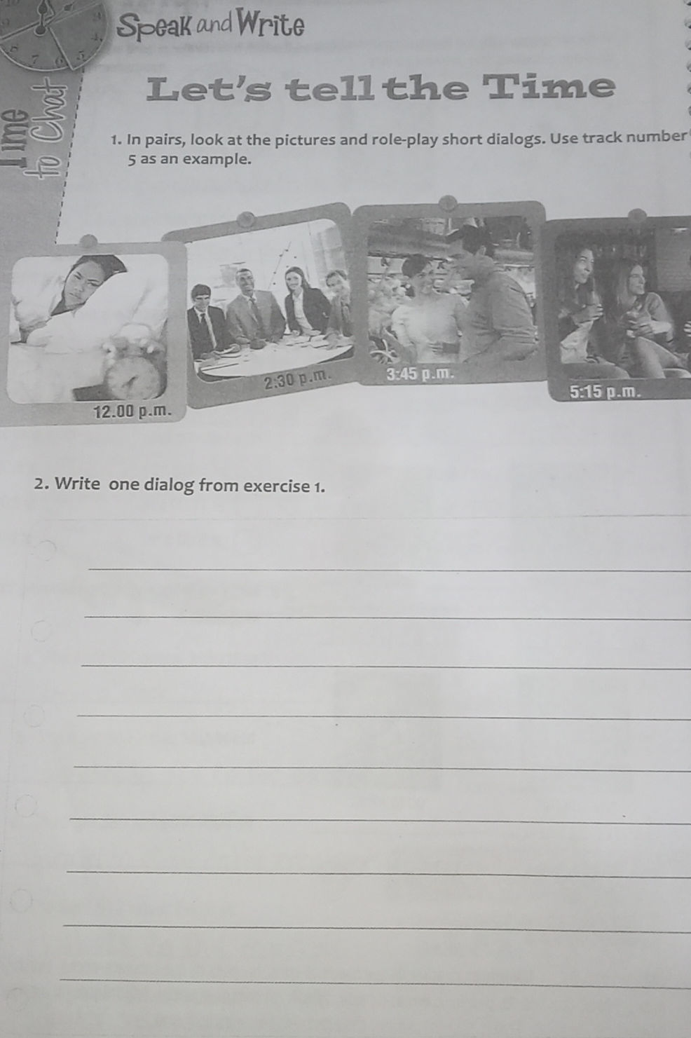 1. In pairs, look at the pictures and | StudyX