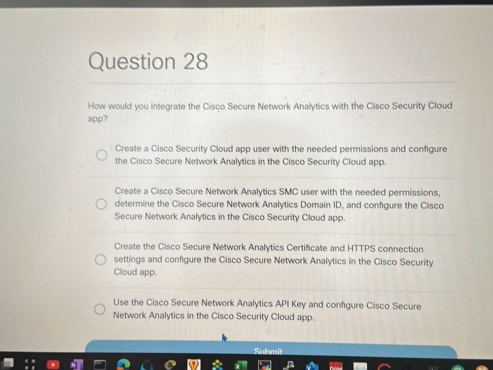 Question 28 How would you integrate the | StudyX