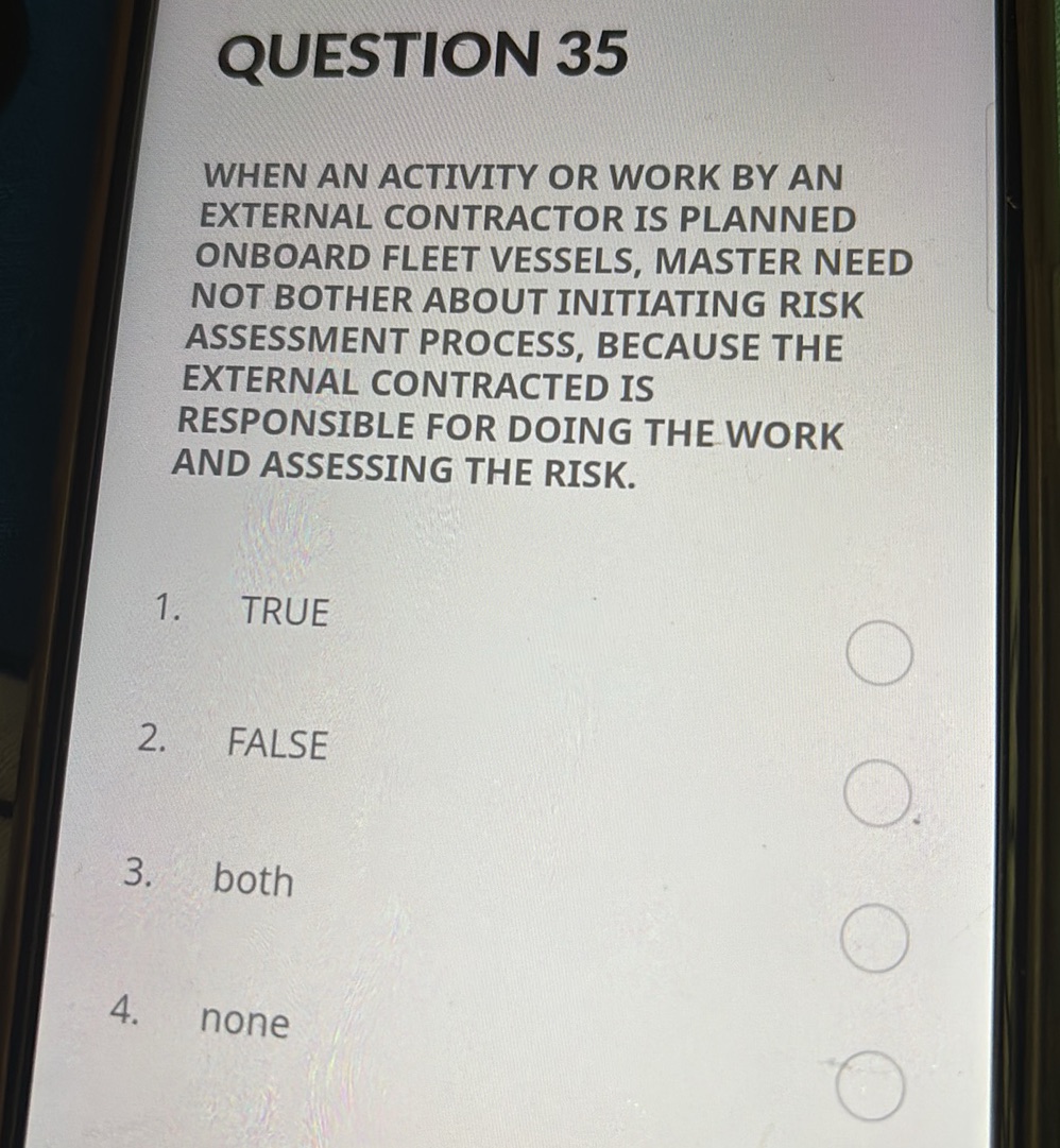 WHEN AN ACTIVITY OR WORK BY AN EXTERNAL | StudyX