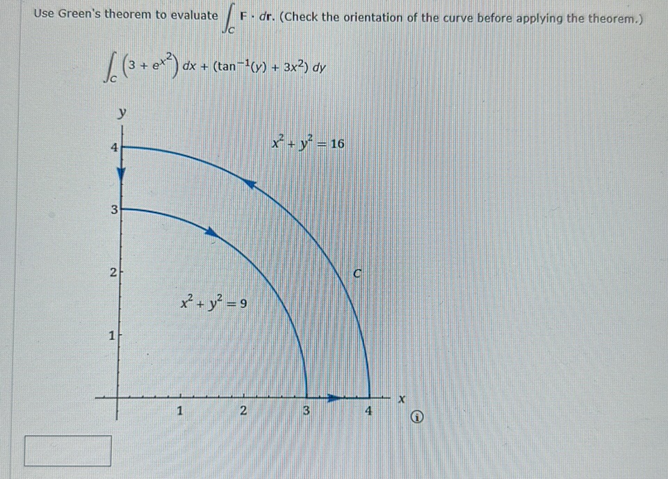 Use Green's theorem to evaluate $_C F dr$. | StudyX