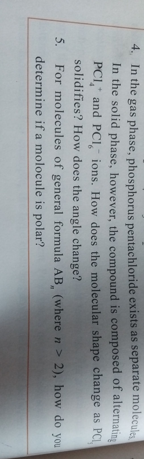 4. In the gas phase, phosphorus | StudyX