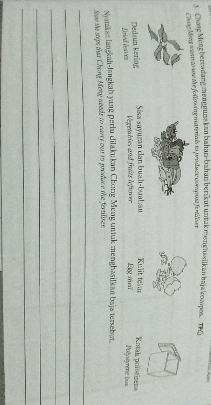 3 Chong Meng bercadang menggunakan | StudyX