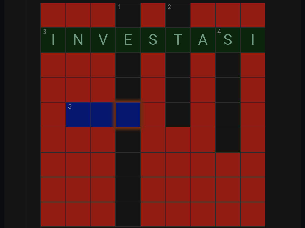 The image shows a crossword puzzle grid with | StudyX