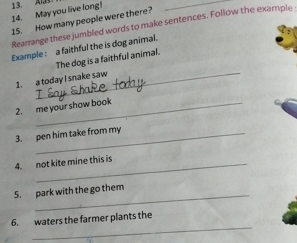 Rearrange these jumbled words to make | StudyX