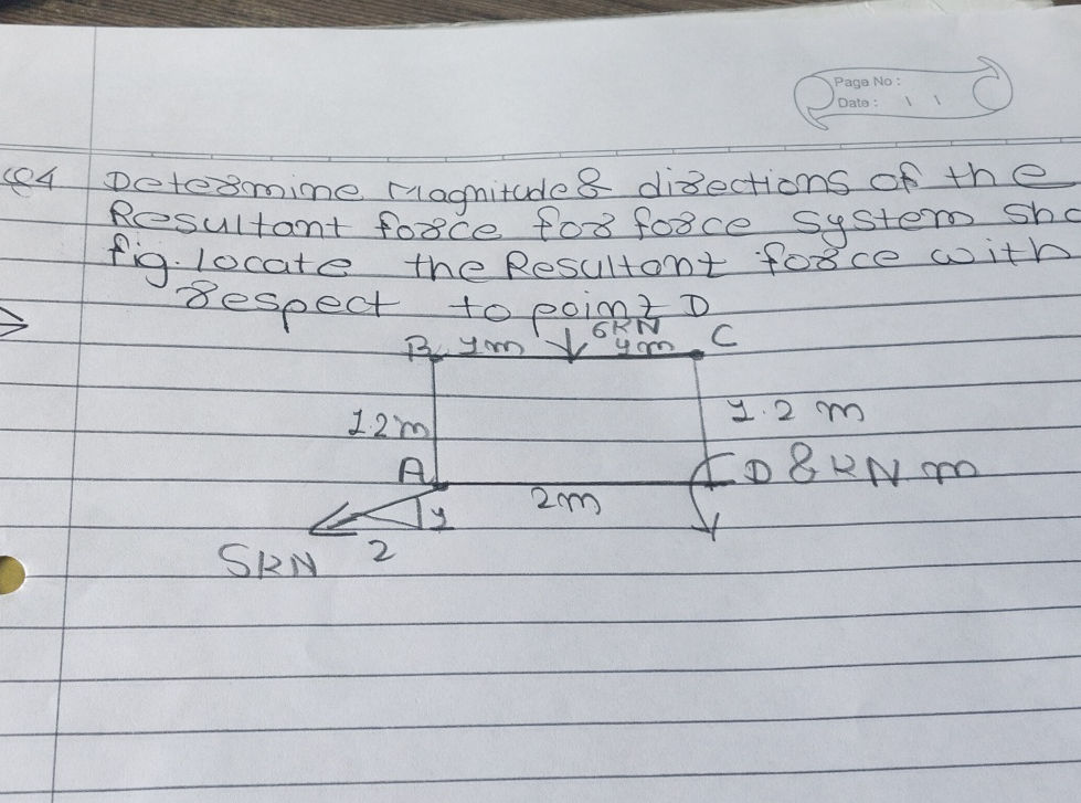 Q4 Determine Magnitude directions of the | StudyX