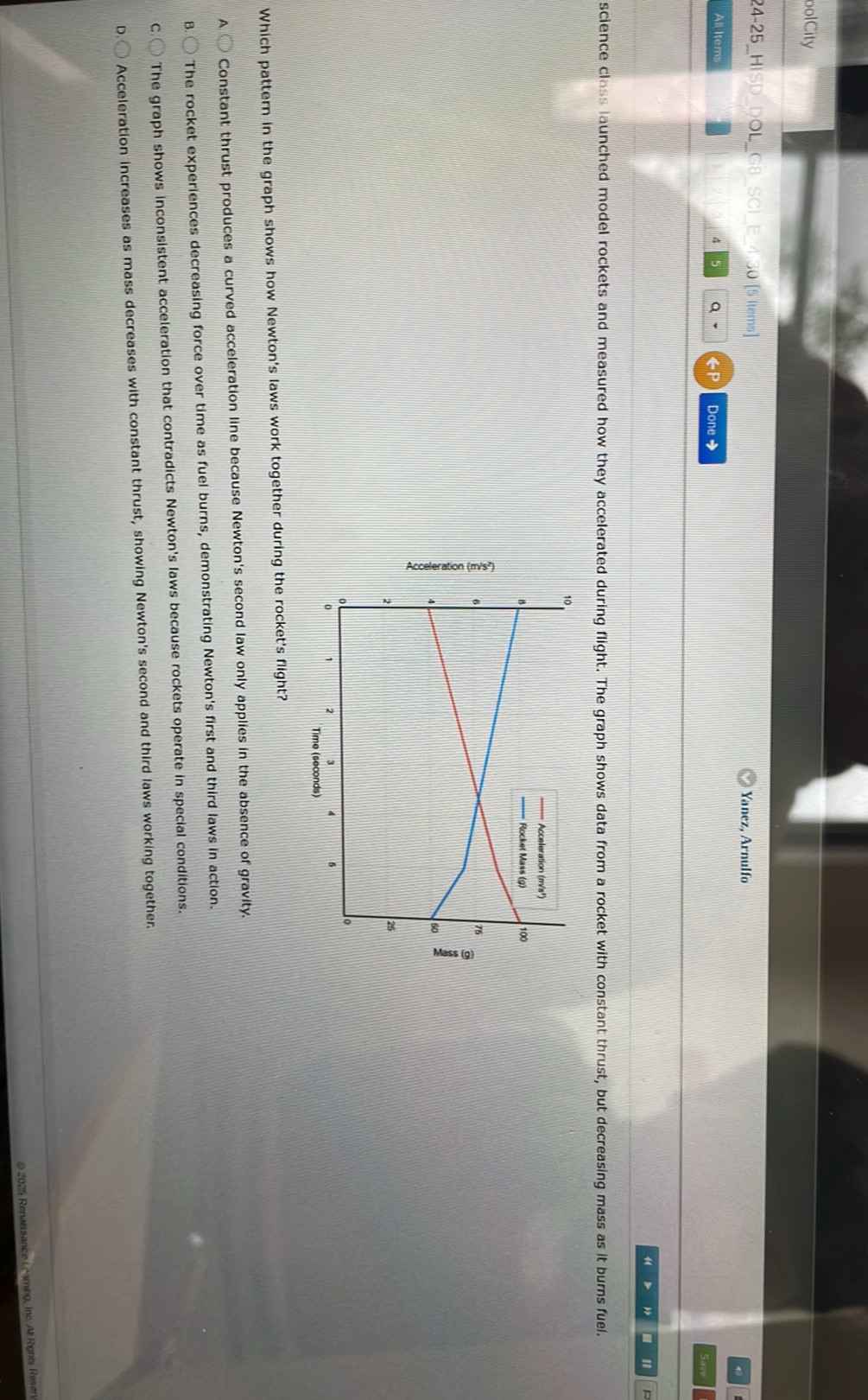 Which pattern in the graph shows how | StudyX