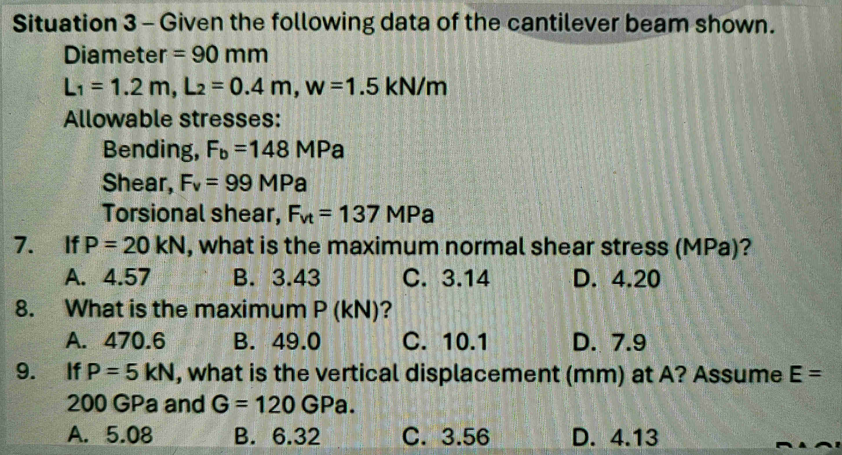 Situation 3 - Given the following data of | StudyX